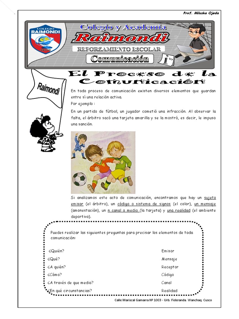 3 El Proceso de La Comunicaci N | PDF | Comunicación | Lingüística