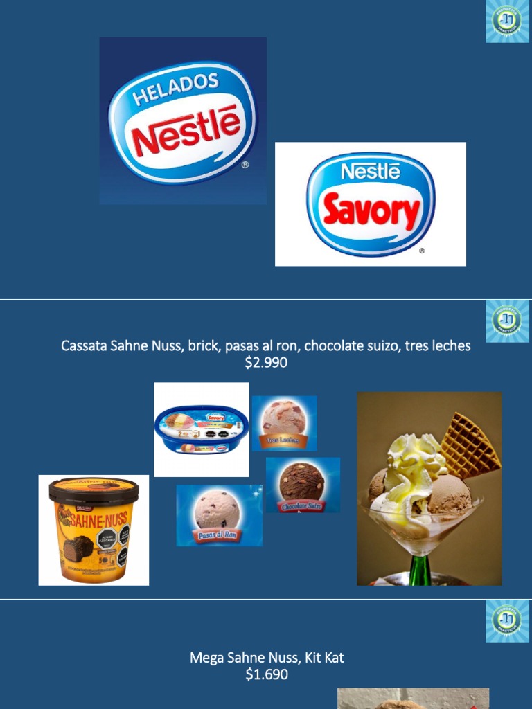 Helados Savory | PDF