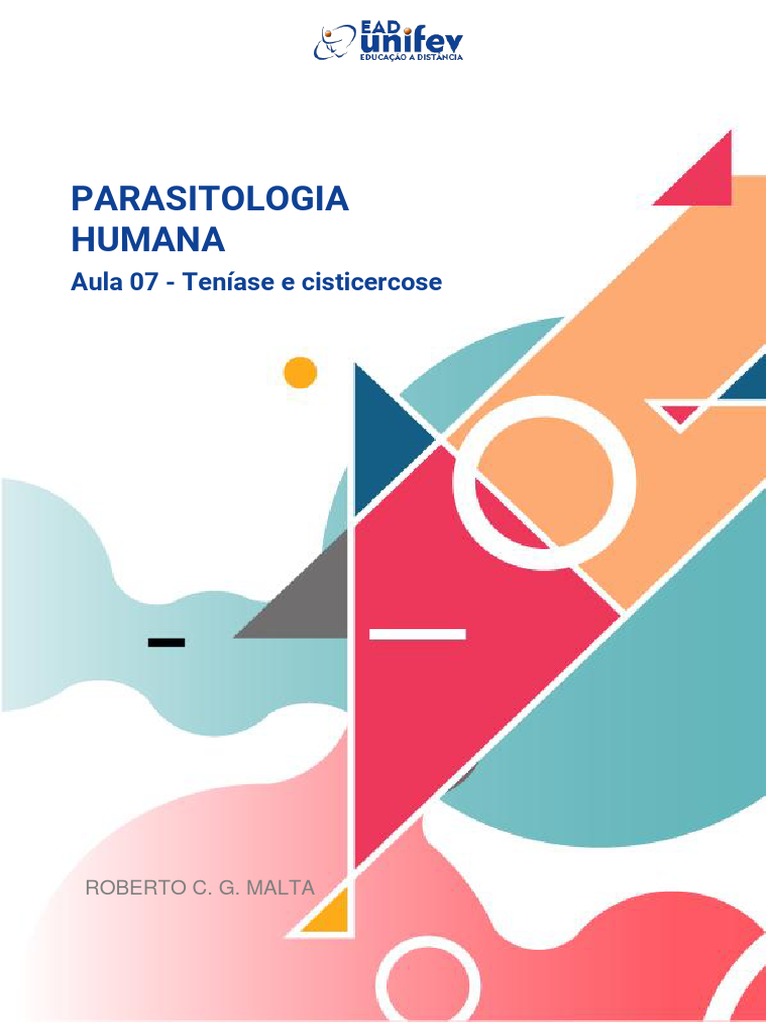 Teníase e Cisticercose: Aspectos e Diagnóstico | PDF | Causas de morte ...