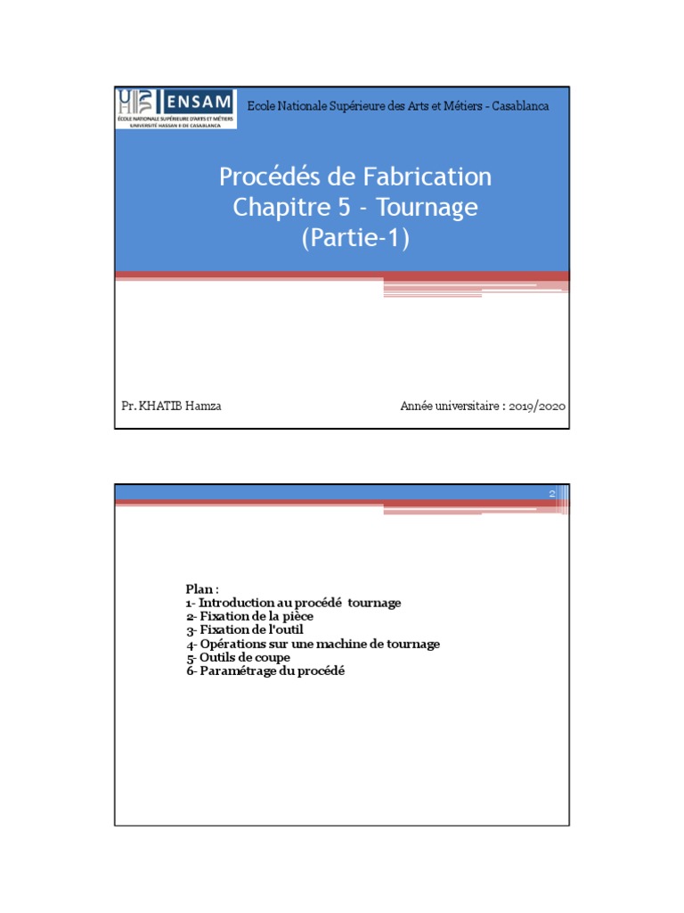 Techniques de Montage en Tournage | PDF | Usinage | Acier