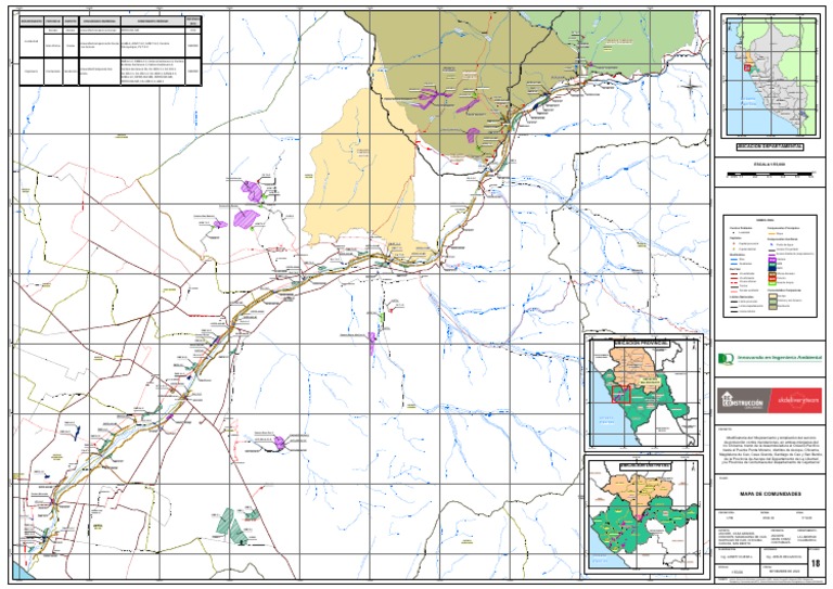 18 - Mapa de Comunidades Campesinas | PDF