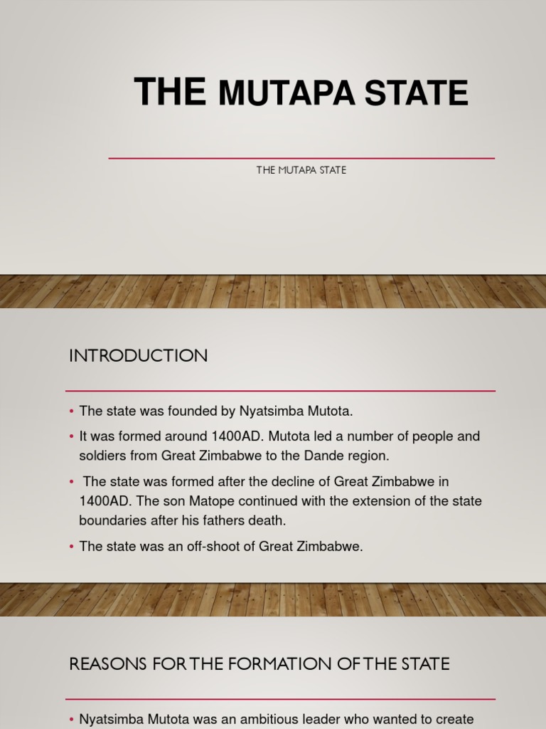 The Mutapa State | PDF