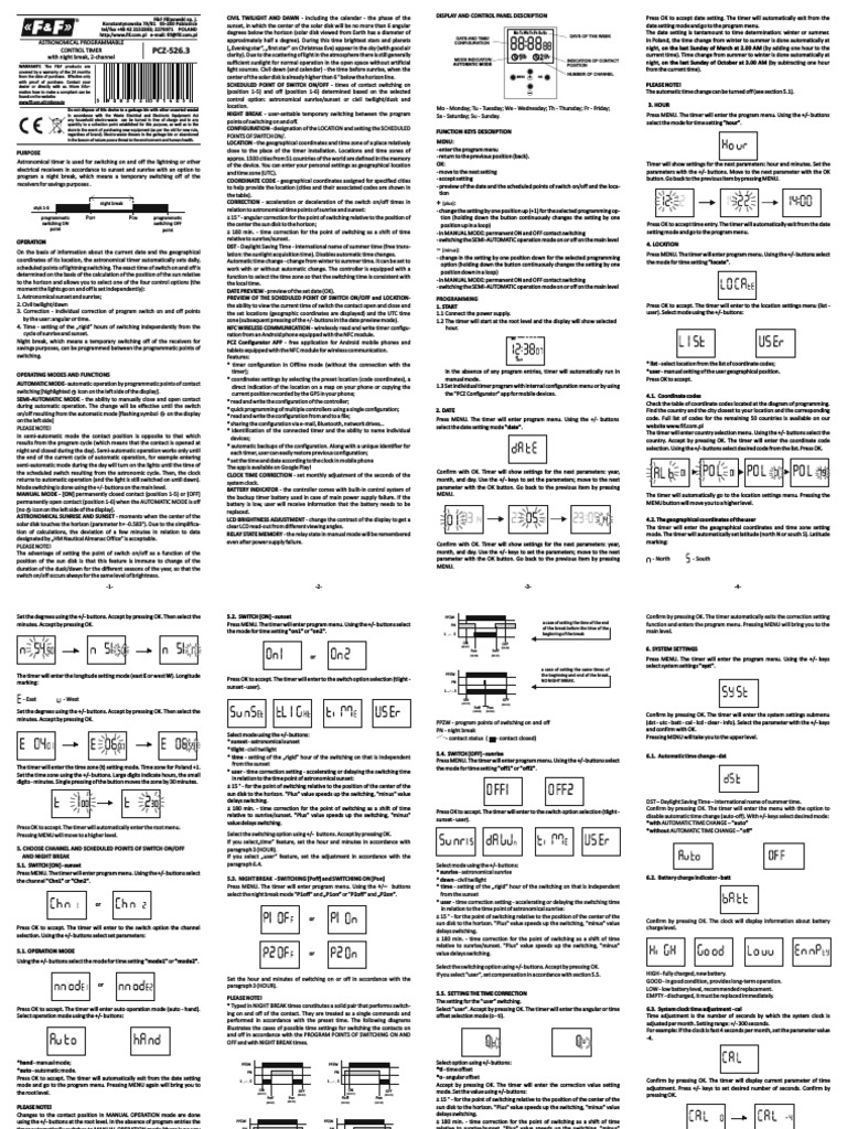 PCZ 526 - 3 en | PDF | Dawn | Twilight