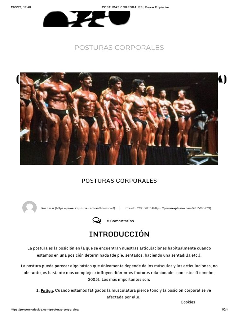 POSTURAS CORPORALES - Power Explosive | PDF