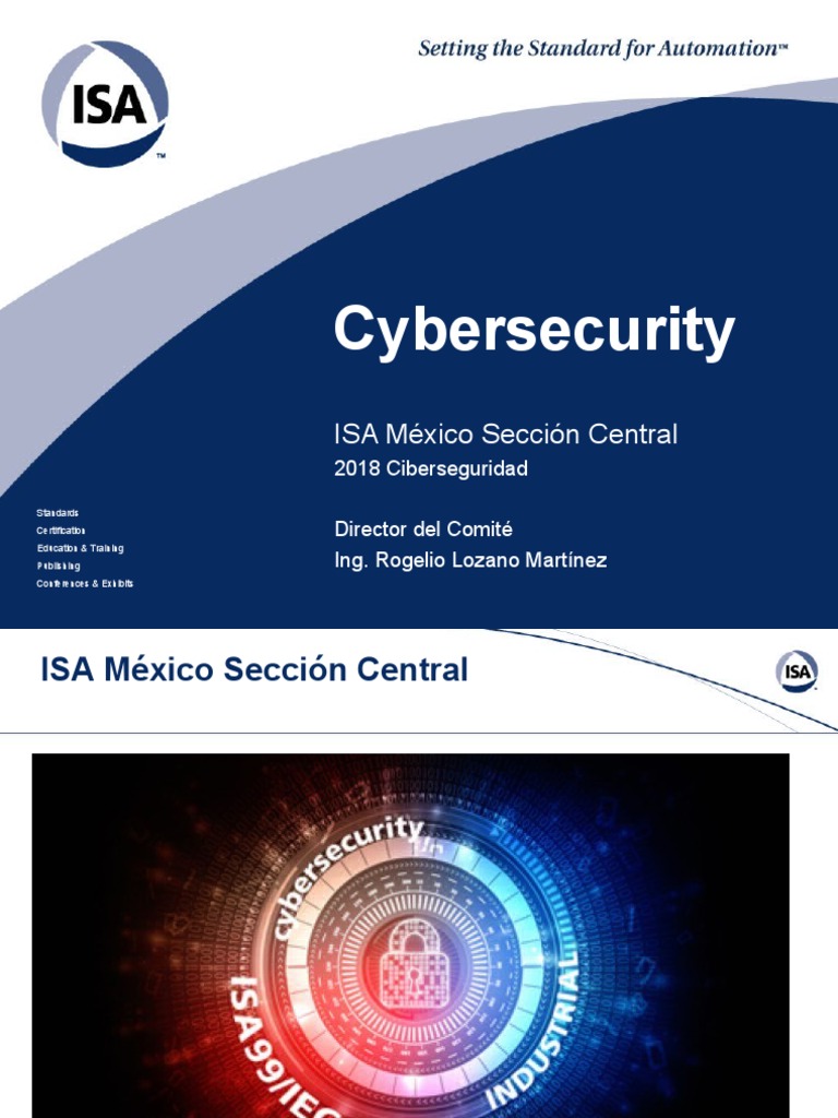 ISA Cybersecurity 2018 | PDF