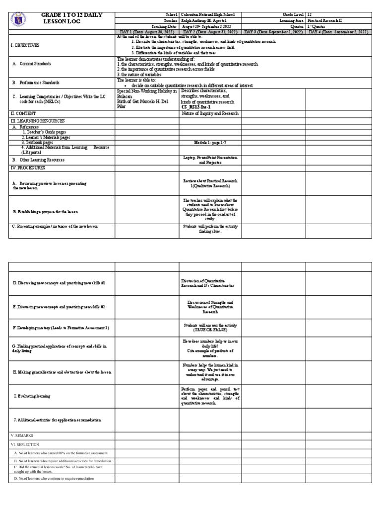 DLL PR2 Week 2 | PDF | Learning | Cognitive Science