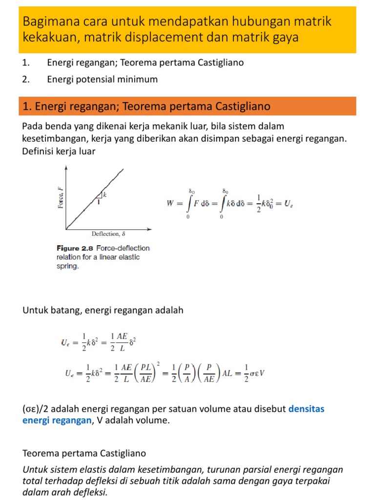 C2 - Konsep Dasar Metode Elemen Hingga - Part 2 | PDF