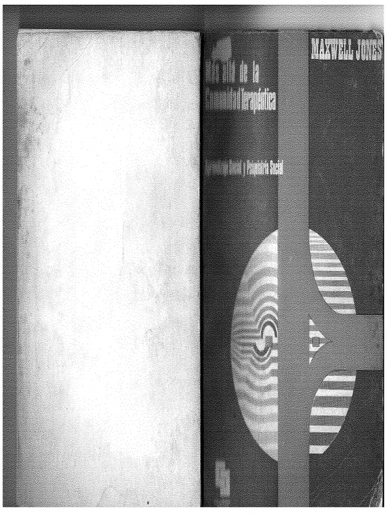 Más Allá de La Comunidad Terapéutica - Maxwell Jones | PDF