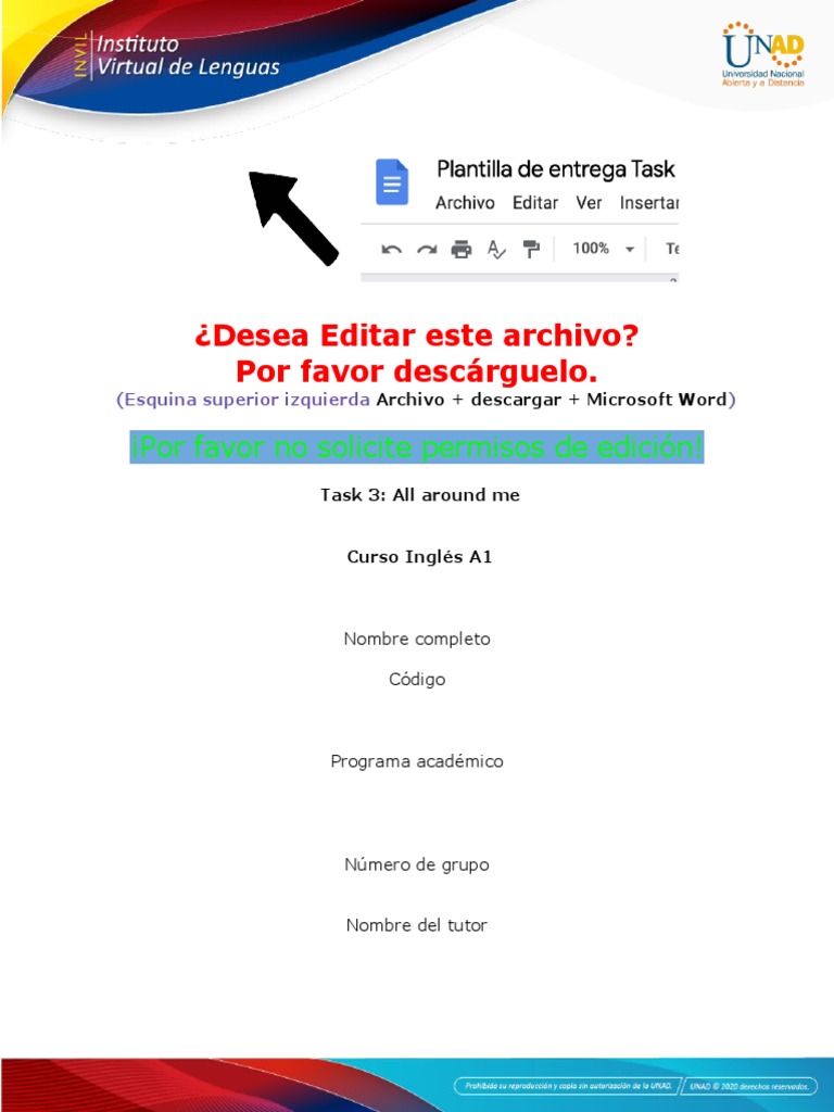 Plantilla de Entrega Task 3 | PDF