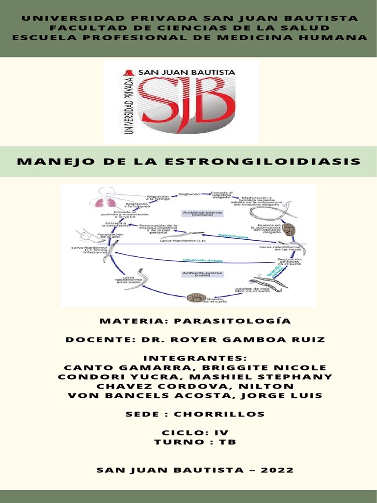 Manejo de La Estrongiloidiasis | PDF | Diarrea | Medicina CLINICA