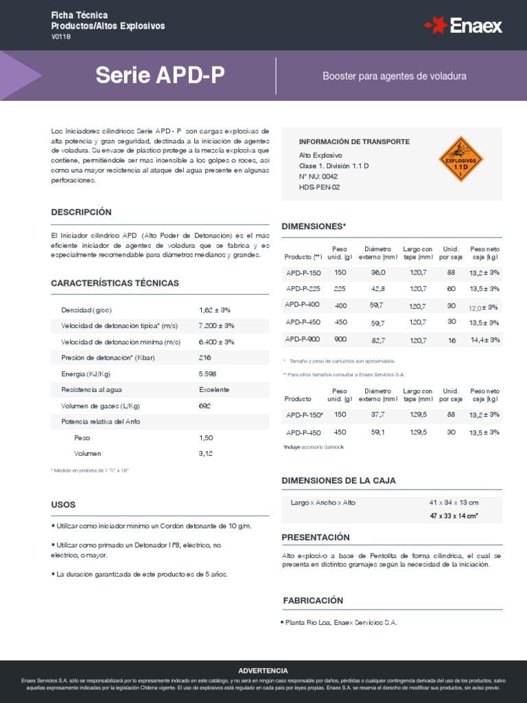 Apd Booster - Serie Apd-P | PDF | Materiales