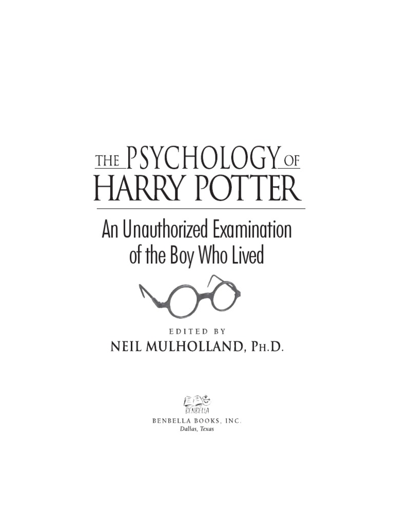 The Psychology of Harry Potter | PDF | Contemporary Fantasy Novels ...