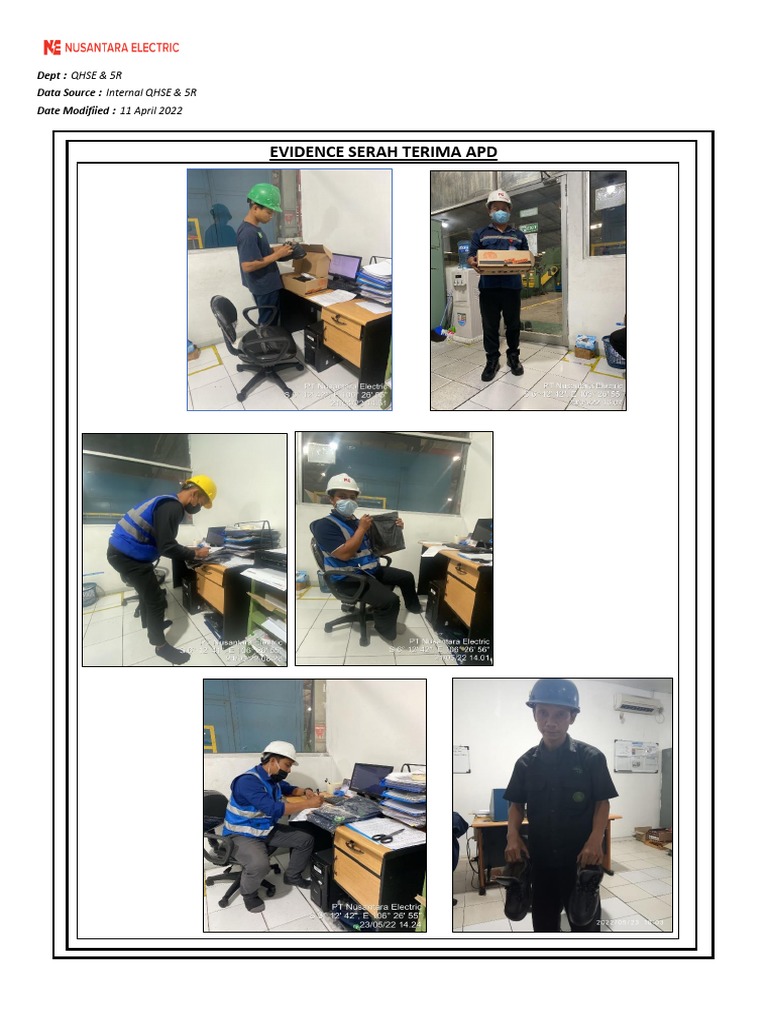 Evidence Penyerahan APD | PDF | Business