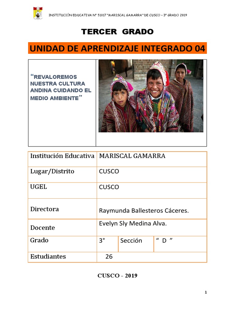 Unidad 4 Tercer Grado | PDF | Aprendizaje | Sustracción