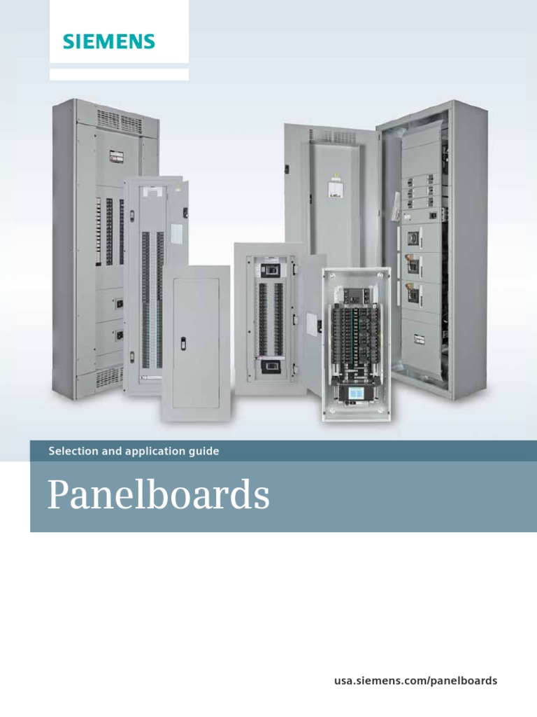 Siemens CDP7 Panelboards | PDF | Electrical Wiring | Wire