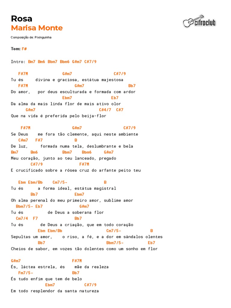 Marisa Monte - Rosa | PDF