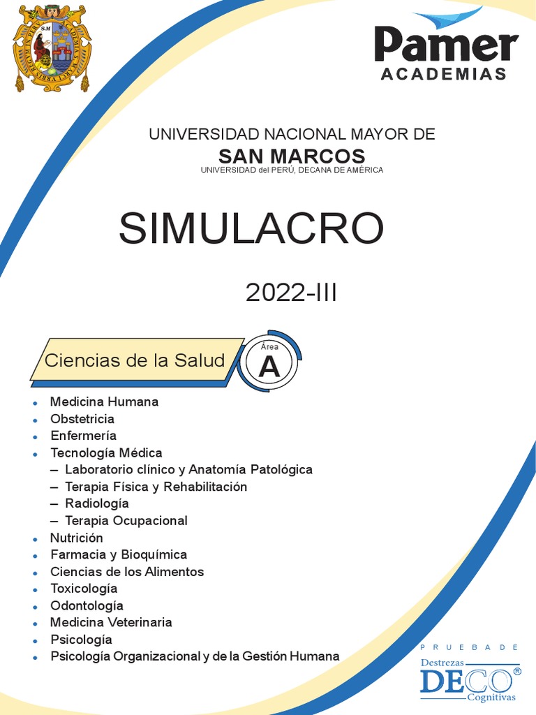 Simulacro 4 - Area A | PDF | Adultos | Discriminación y relaciones raciales