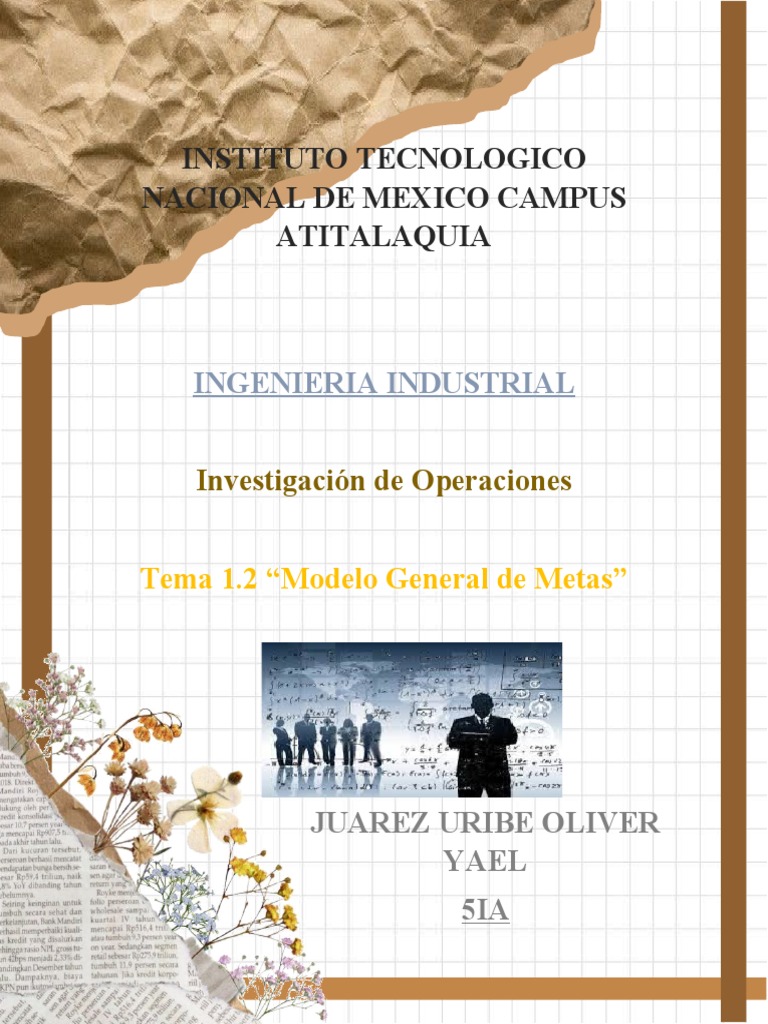 Modelo General de Metas en Decisiones | PDF | Negocios