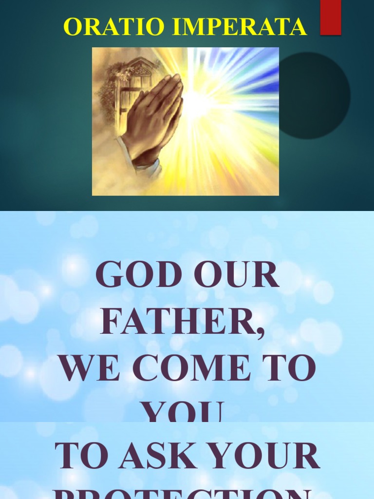 New Oratio Imperata | PDF | Wellness | Religion & Spirituality