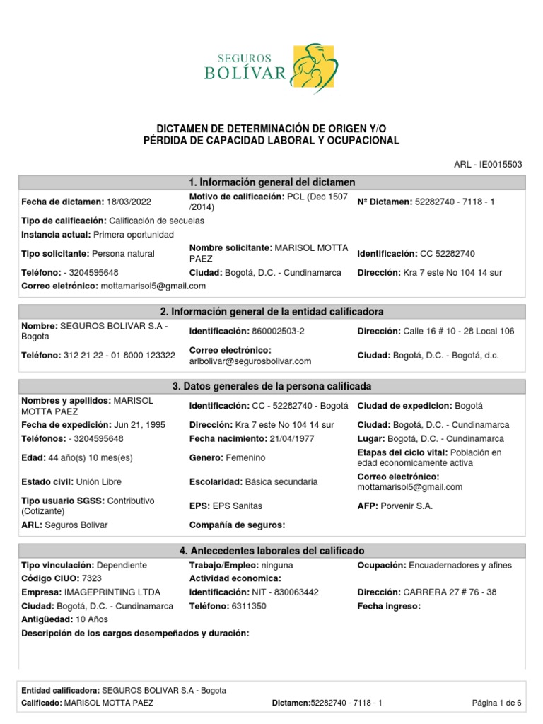 Arl - Ie0015503 | PDF | Síndrome del túnel carpiano | Neurología