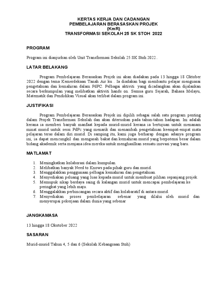 Kertas Kerja ts25 | PDF