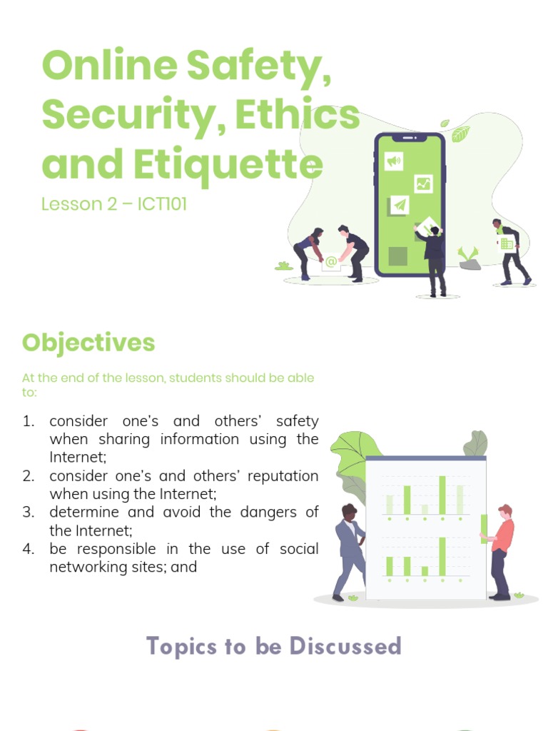 (PPT) Lesson 2 - Online Safety, Security, Ethics and Etiquette | PDF | Malware | Internet