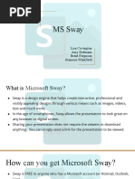 Microsoft Sway User Manual (English Version) | PDF | Microsoft Word | Software