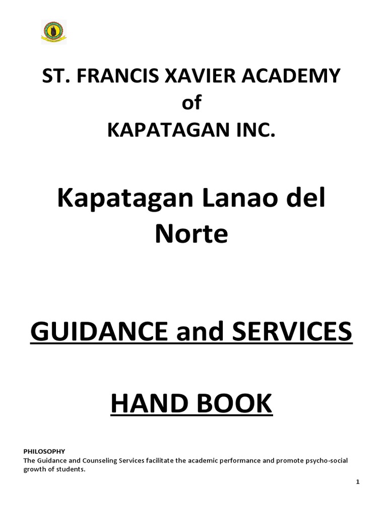 Guidance and Counseling Handbook | PDF | School Counselor | Counseling Psychology