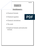 IGCSE Mole Calculations Worksheet | PDF | Mole (Unit) | Chlorine