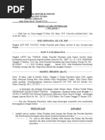 Contoh BERITA ACARA PEMERIKSAAN TERSANGKA | PDF