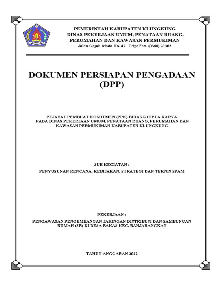DPP JDL Bakas | PDF