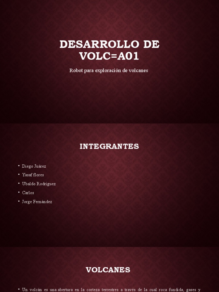 Desarrollo de VOlc A01-3 | PDF | Volcán | Tipos de erupciones volcánicas