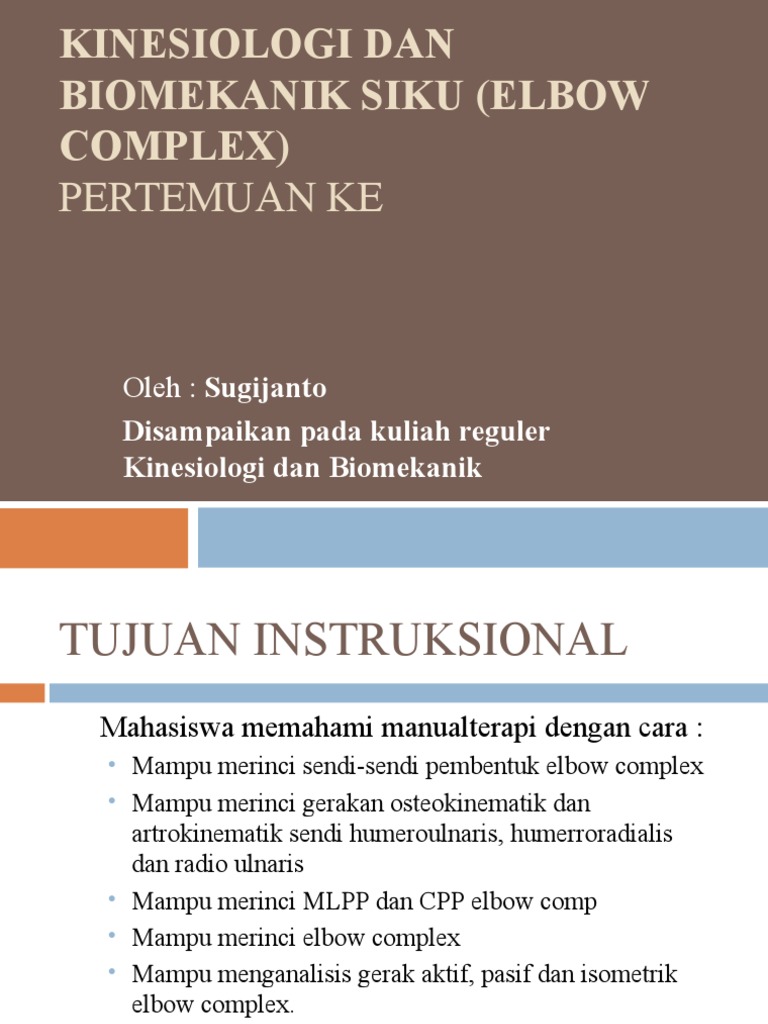 Biomekanik Pertemuan 4 | PDF