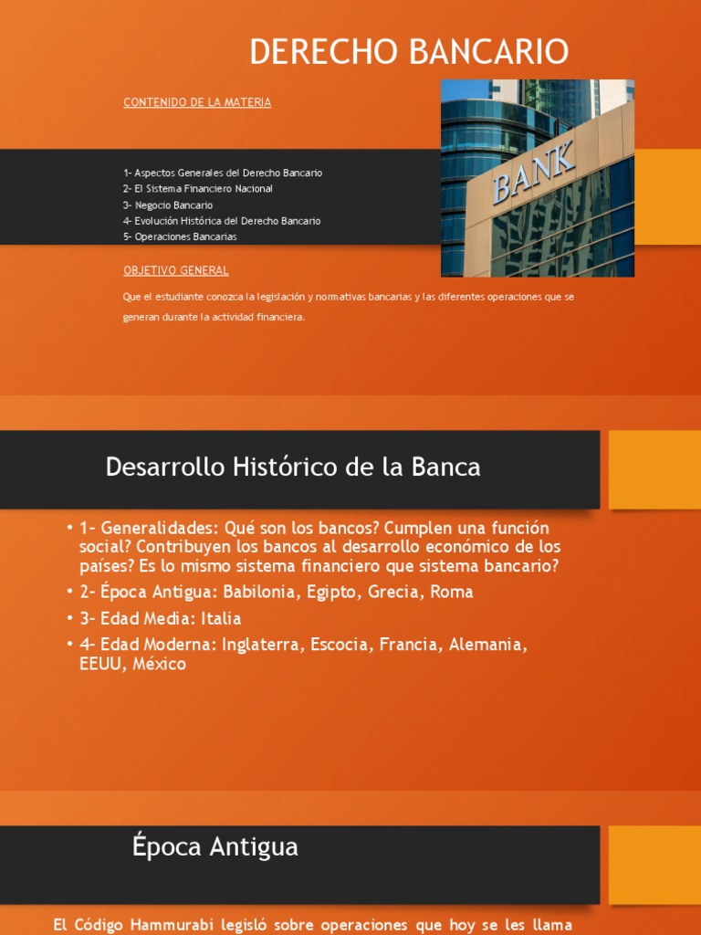Derecho Bancario | PDF | Swap (Finanzas) | Arrendamiento