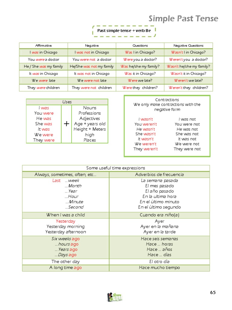 3 Simple Past Tense | PDF | Grammatical Tense | Linguistics