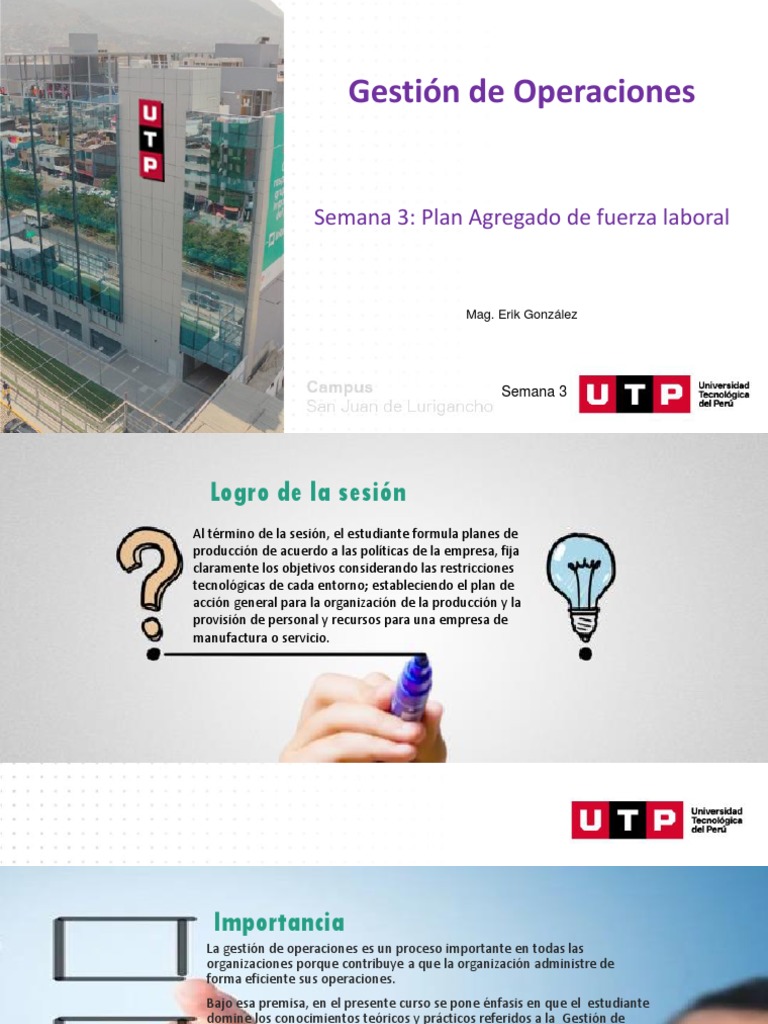 S3 s3 Gestión de Operaciones | PDF | Inventario | Planificación