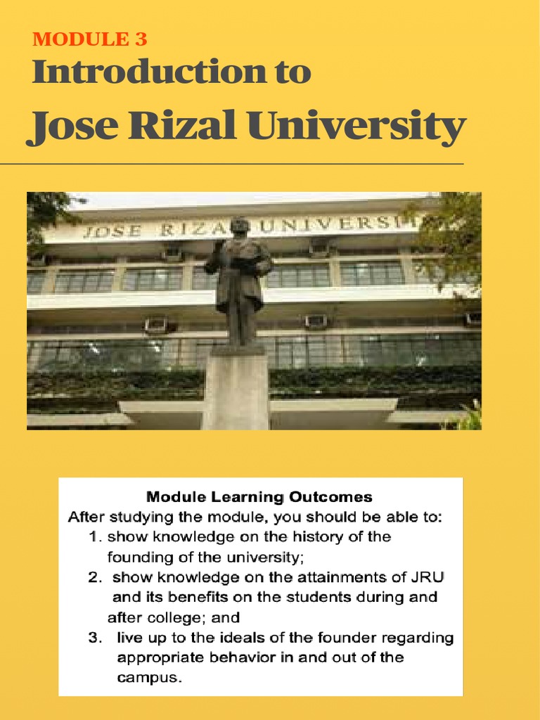 Module 3 - Introduction To JRU | Download Free PDF | Goal