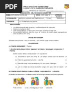 Evaluación de Diagnostico Lenguaje Segundo Año Básico | PDF