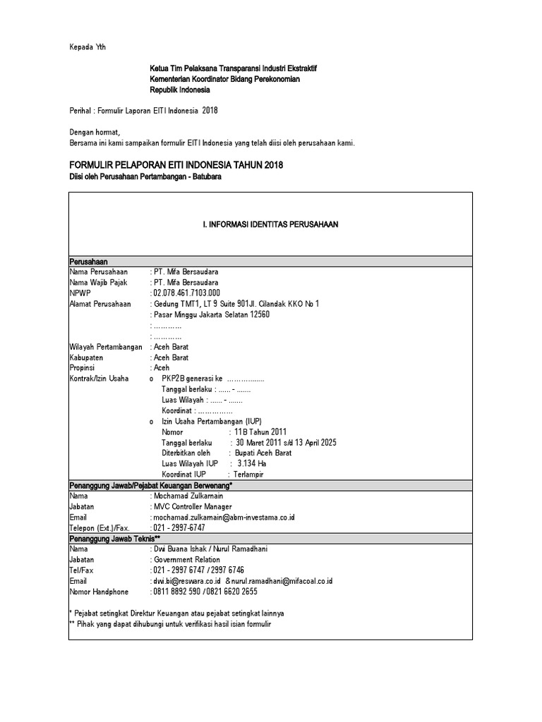 MNB - Mifa Bersaudara | PDF
