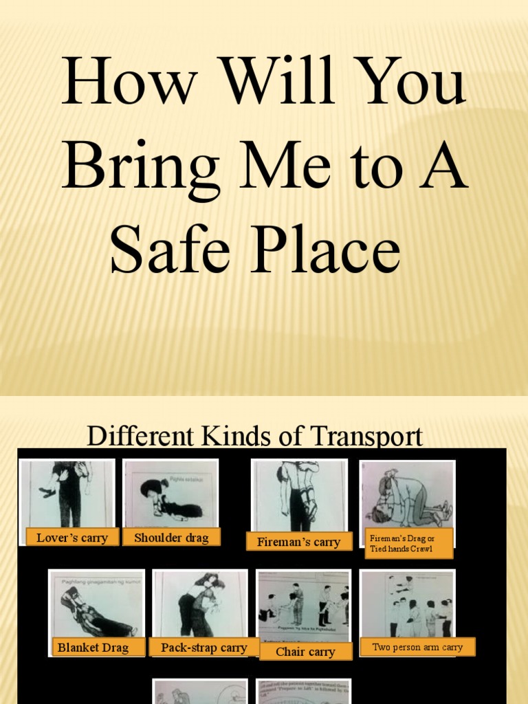 Carrying and Transporting A Victim 2 | PDF | First Aid