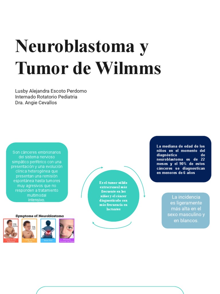 Neuroblastoma y Tumor de Wilms Final | PDF | Cáncer | Metástasis