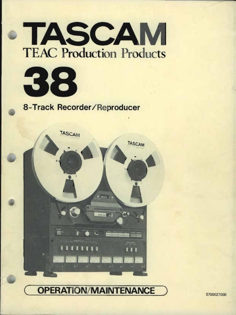 Tascam 38 Service Manual | PDF