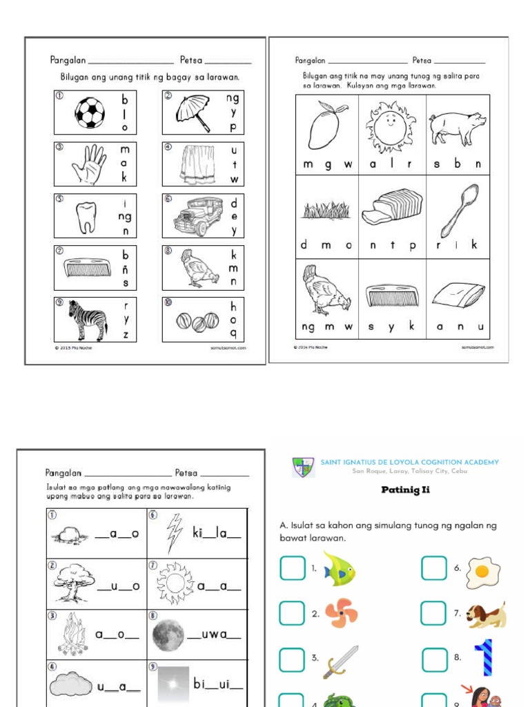 Katinig Ba Be Bi Bo Bu | PDF