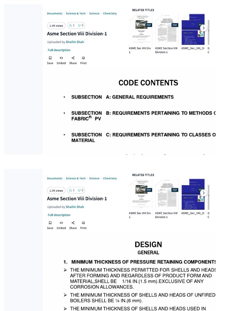 Asme Sec VIII Div 1 Part 2 | PDF