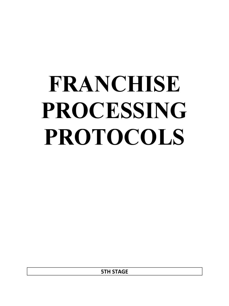 Franchise Operations Manual: A Comprehensive Guide to Opening and ...