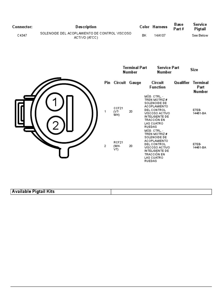 Connector Solenoide Atc Details | PDF