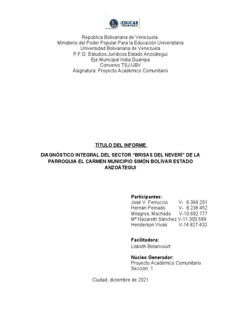 Proyecto Pac Definitivo | PDF | Televisión por cable | Venezuela