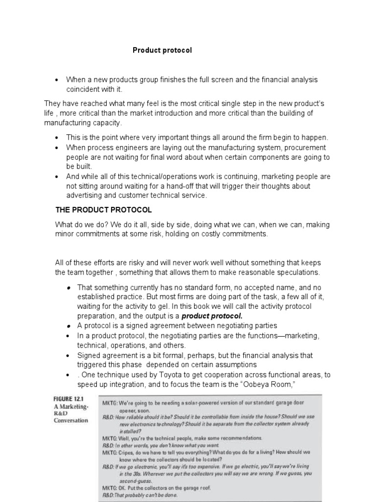 Chapter 12. Product Protocol. | PDF | Sales | Marketing