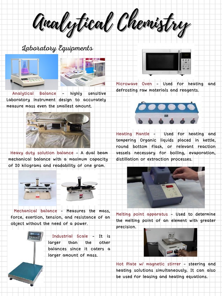 Analytical Chemistry | PDF | Weighing Scale | Laboratories