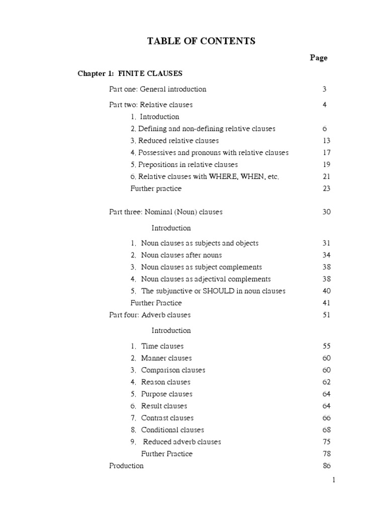 Grammar 2 | PDF | Clause | Linguistic Typology